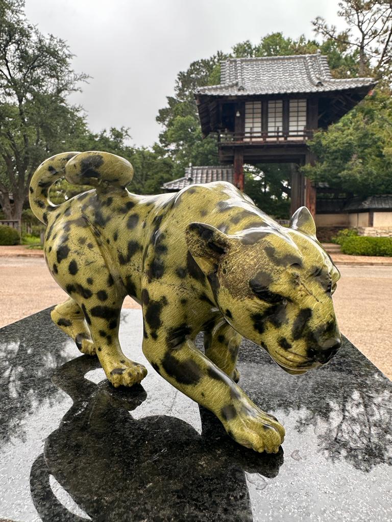 Crouching Leopard - ZimSculpt